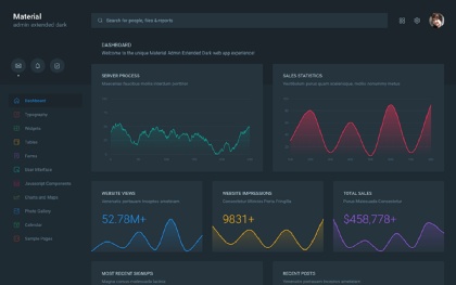 Admin Website Templates - WrapBootstrap
