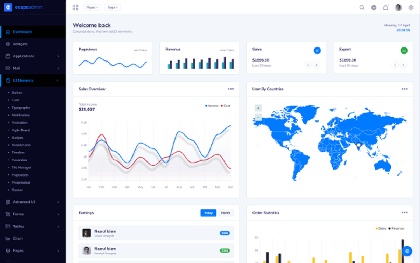 Admin Website Templates - WrapBootstrap